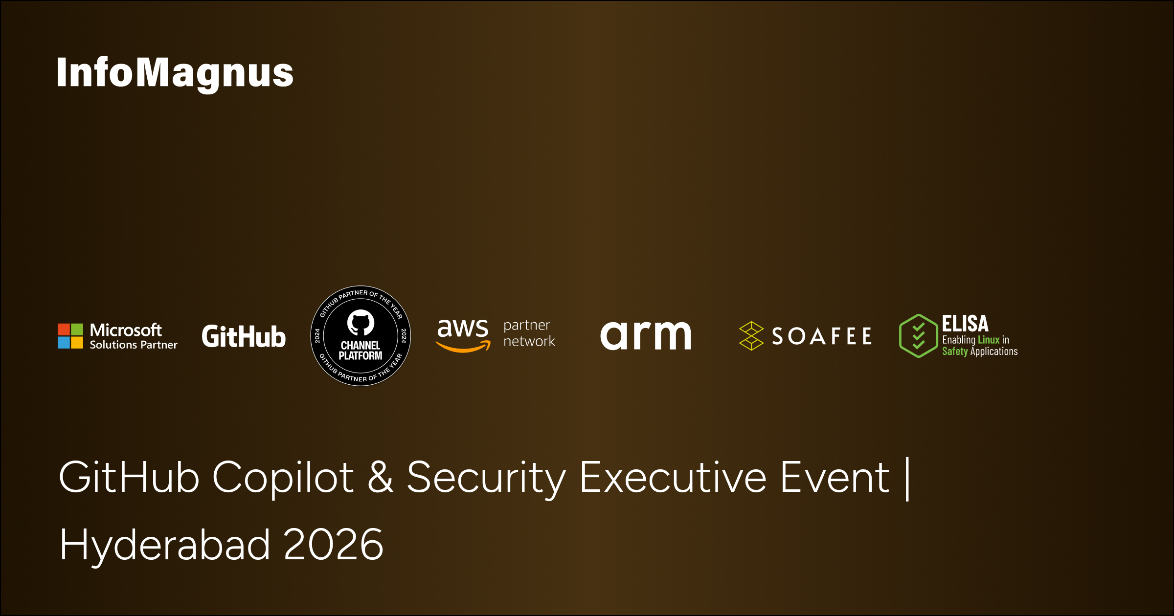 GitHub Copilot & Security Executive Event | Hyderabad 2026
